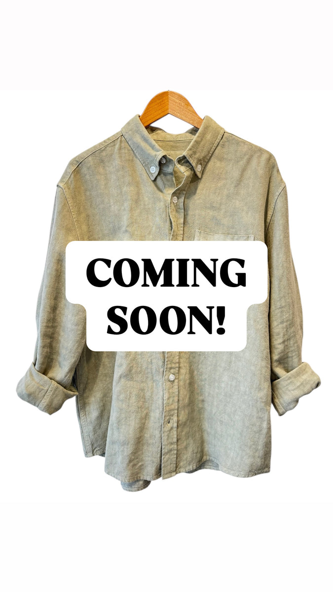 Mid-Weight Linen Shirt - Eucalyptus – JOHNNY SZYMANSKI